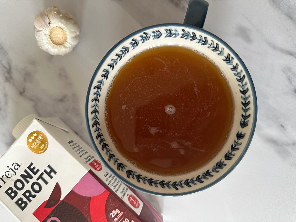 Boost Your Broth: Beef Bone Broth & Roasted Garlic – Freja