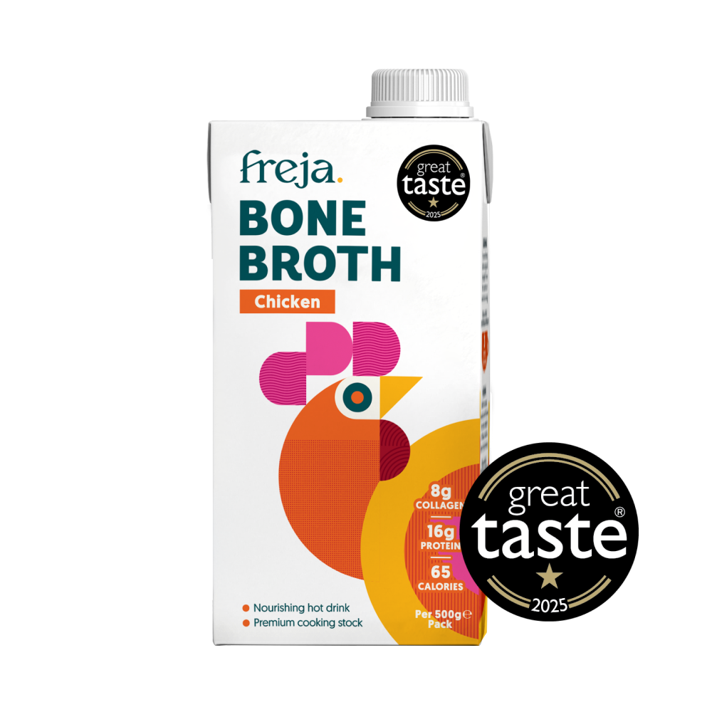 Chicken Bone Broth | Free Range Chicken Broth | Free UK Delivery – Freja