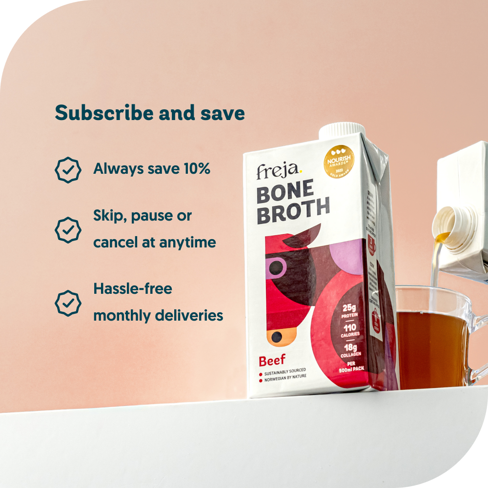 Beef Bone Broth | Beef Broth | Grass Fed Beef Bone Broth – Freja