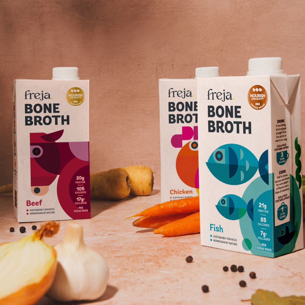Fish Bone Broth - Sustainably Sourced Fish Stock | Freja